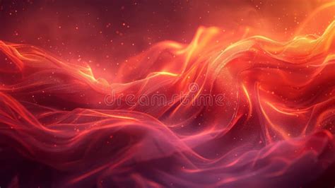 Abstract Fiery Waves With Vibrant Colors And Dynamic Movement Depict The Essence Of Burning
