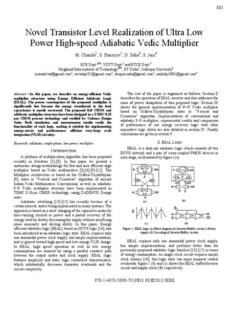 Ultra Low Power Vedic Multiplier Pdf Field Programmable Gate Array Digital Electronics