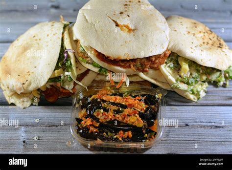 Pickled Fried Aubergine Green Pepper Traditional Egyptian Breakfast