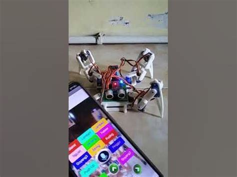 Spider Robot arduino With Android Control - YouTube