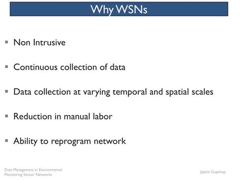 ppt data management in environmental monitoring sensor networks