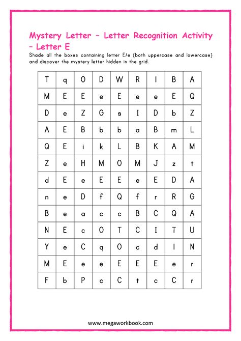 Letter E Activities Letter E Worksheets Letter E Activities For