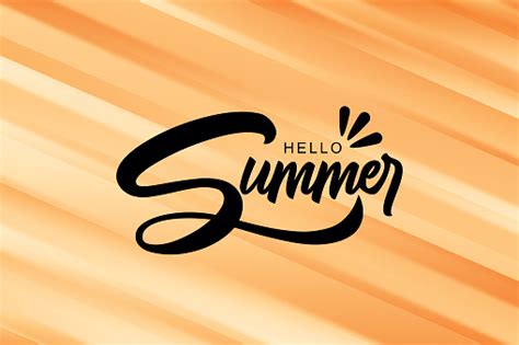 여름 레터링 추상적 인 배경 스톡 일러스트레이션에 여름 방학의 레터링 구성 로고에 대한 스톡 벡터 아트 및 기타 이미지 로고 일몰 개념 Istock