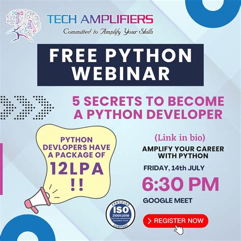 tech amplifiers on linkedin techamplifiers pythonworkshop