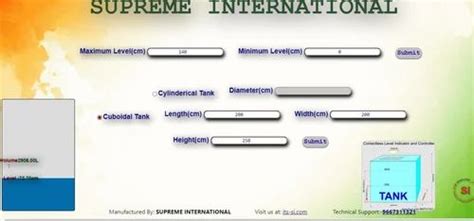 Supreme Digital Ultrasonic Level Indicator Model Name Number SI LC 001 At 15500 In New Delhi