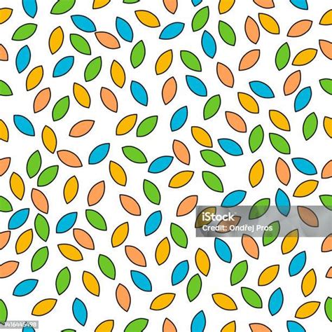 꽃 잎 패션 디자인 자연 장식 원활한 패턴 섬유 배경 벡터 일러스트 레이 션 0명에 대한 스톡 벡터 아트 및 기타 이미지 0명 기하 도형 꽃 식물 Istock