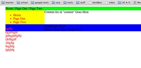 Html 2 Column Layout That Extends The Length Of The Page As Content