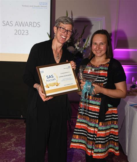 Totnes Doctor Wins At First Ever Dedicated Sas Doctors Award Ceremony