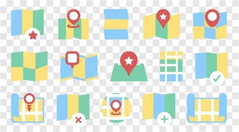 Premium Vector Map With Map Pointer Icons In A Flat Design Map Icon