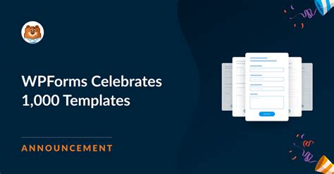 Wpforms Celebrates 1000 Templates