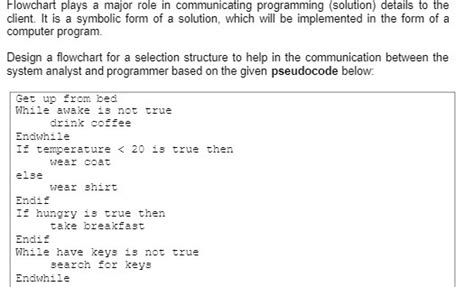 [solved] structure programming flowchart plays a major role in