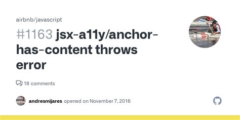 Jsx A11yanchor Has Content Throws Error · Issue 1163 · Airbnb