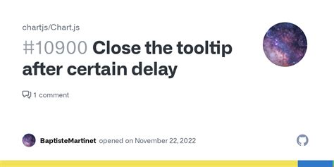 Close The Tooltip After Certain Delay · Issue 10900 · Chartjschartjs