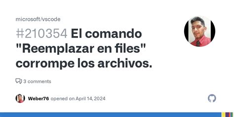 El Comando Reemplazar En Files Corrompe Los Archivos · Issue 210354
