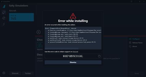 Install Error Aborted · Issue 432 · Flybywiresiminstaller · Github