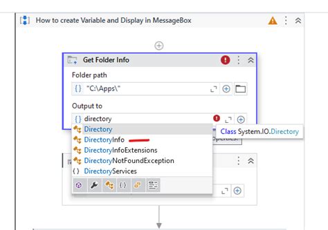 Get Folder Info Issue Studio UiPath Community Forum