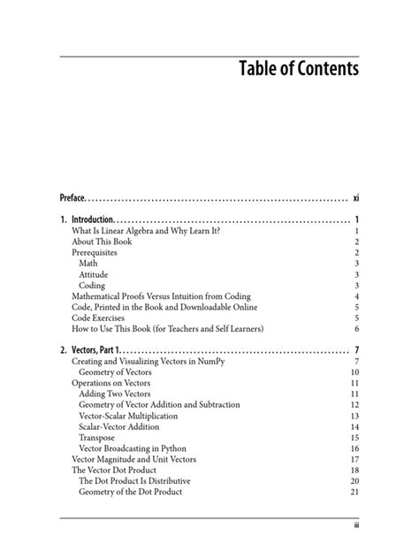 9789355422187toc Pdf Matrix Mathematics Eigenvalues And 9789355422187toc Pdf Matrix Mathematics Eigenvalues And