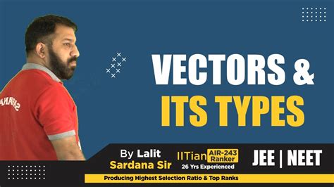 Vectors And Its Types Physics Jee And Neet Youtube