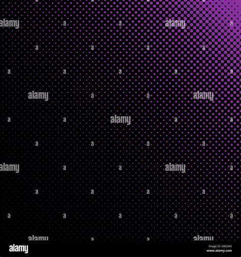 Abstract Geometric Halftone Dot Pattern Background Vector Design From Purple Circles In