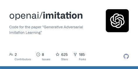GitHub Openai Imitation Code For The Paper Generative Adversarial Imitation Learning