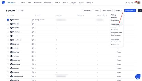 how to update attributes documentation