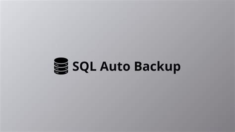 onedev sql auto backup sql backup script for fivem servers youtube