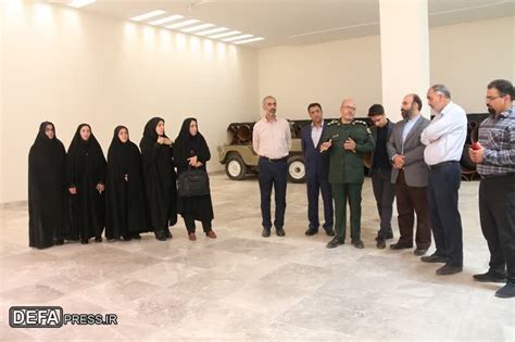 بازدید بسیج اساتید دانشگاه آزاد یزد از مرکز فرهنگی و موزه دفاع مقدس یزد