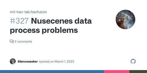 Nusecenes Data Process Problems · Issue 327 · Mit Han Labbevfusion