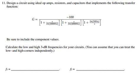 Design A Circuit Using Ideal Op Amps Resistors And Chegg