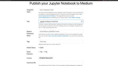 Automate Publishing Of Jupyter Notebooks As Medium Blog Posts With Jupyter To Medium YouTube