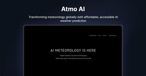 Atmo AI AI Powered Weather Forecasting With Deep Learning Deepgram