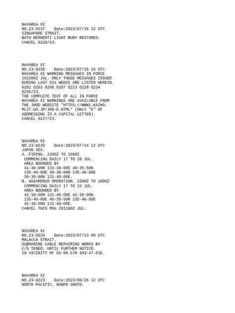 Navarea Xi Pdf Ships Shipping