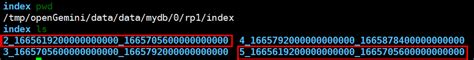 One Time Range Corresponds To Multiple Indexes · Issue 41 · Opengemini