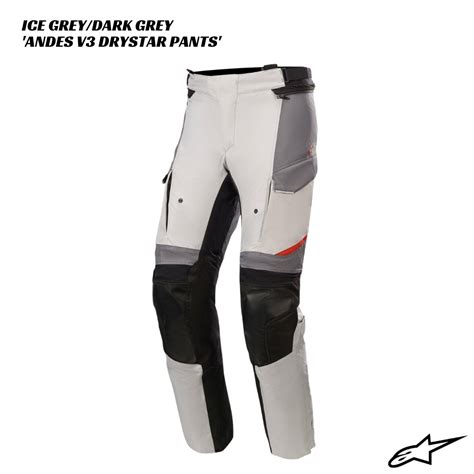 Alpinestars Andes V3 Drystar Pants Ice Greydark Grey Gfp Store