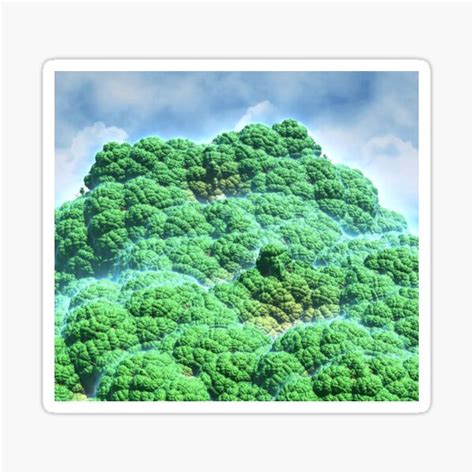 Fractal Forest Canopy Sticker For Sale By Mandelmorph Redbubble