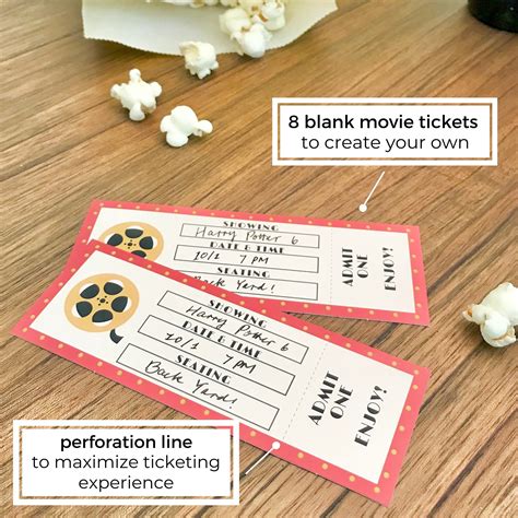 Make Your Own Movie Ticket