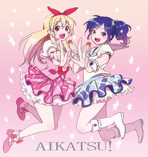 Hoshimiya Ichigo And Kiriya Aoi Aikatsu And More Drawn By Musha Sabu Danbooru