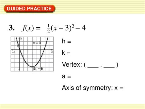Ppt Exploring Quadratic Functions Vertex Form Math Lesson Powerpoint