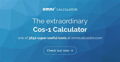 Cos Calculator