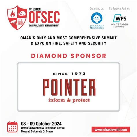 Happy To Share That Pointer Llc Is Diamond Sponsor At Ofsec Oman Fire