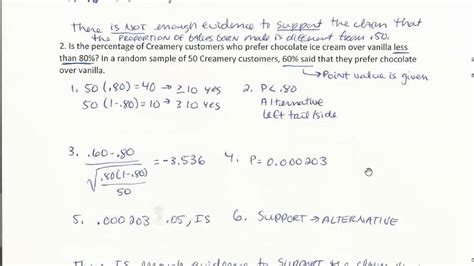 One Proportion Hypothesis Testing Worksheet Worksheets Library