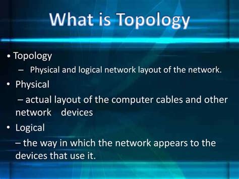 Topology Presentation Ppt