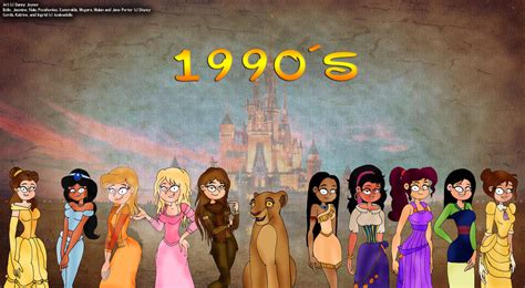 Disney Girls Of The 1990s By Rdj1995 On Deviantart