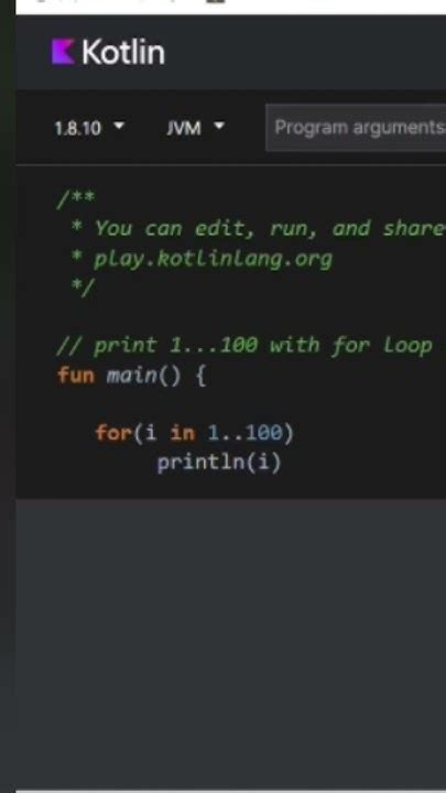 Print Series 1 To 100 Programming Android Kotlin Print Learn