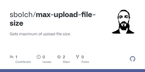 GitHub Sbolch Max Upload File Size Gets Maximum Of Upload File Size