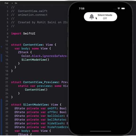 Rohit Saini On Linkedin Swiftui Animations Iphonesilentmode