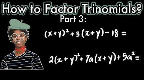 How To Factor Trinomials Factorization Part 3 Youtube