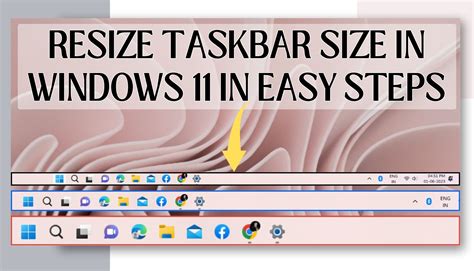 How To Resize Taskbar Size In Windows 11
