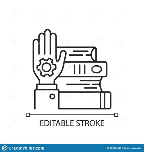 Learning Linear Icon Modern Outline Learning Logo Concept On Wh Vector