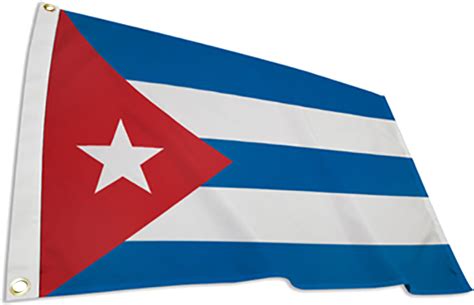 Cuba Flag Red Triangle White Star Blue Stripes Caribbean Heritage Png